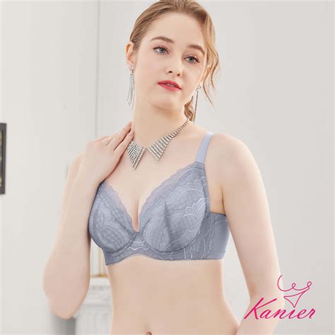 【kanier卡妮兒】想入翡翡 蕾絲集中型包覆內衣【1305 冰飄綠 C／d／e／f罩杯】