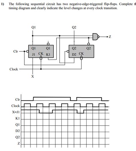 Solved The Following Sequential Circuit Has Two