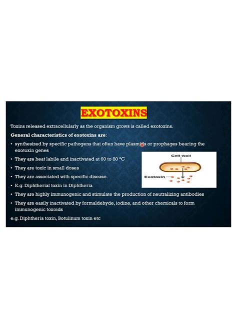 Solution Exotoxin And Endotoxin Types Mode Of Action Differences
