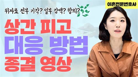 상간녀소송 방어 피고 상황별 대응법 총정리 Youtube