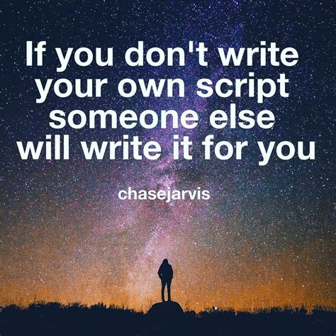 Write Your Own Script Quotations Writing Personal Development
