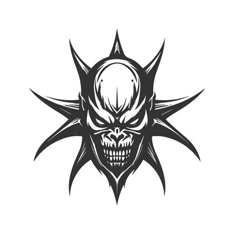 Premium Vector Pentacle Rogue Vintage Logo Line Art Concept Black And White Color Hand Drawn