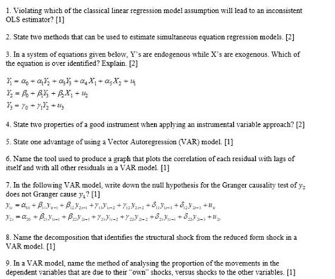 Solved Given The Assumptions Of The Classical Li Solutioninn