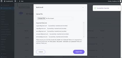 How To Use Academy LMS Manual Enrollment Academy LMS