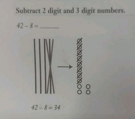Subtract 2 Digit And 3 Digit Numbers 42 8 42 StudyX
