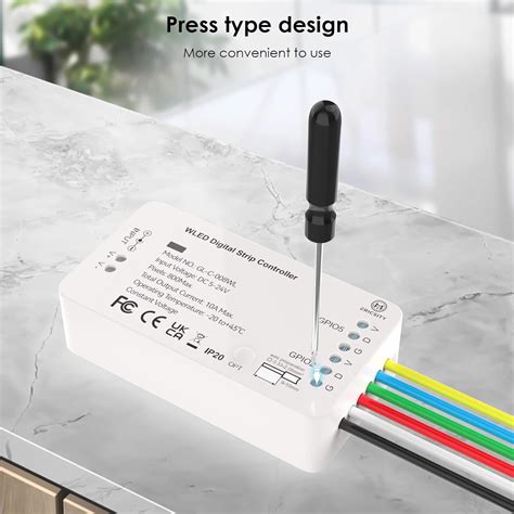 Ericsity Controlador De Tira De Luz Led Wled Controlador Led