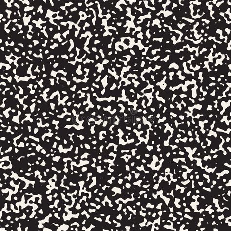 Noise Grunge Abstract Texture Vector Seamless Black And White Pattern