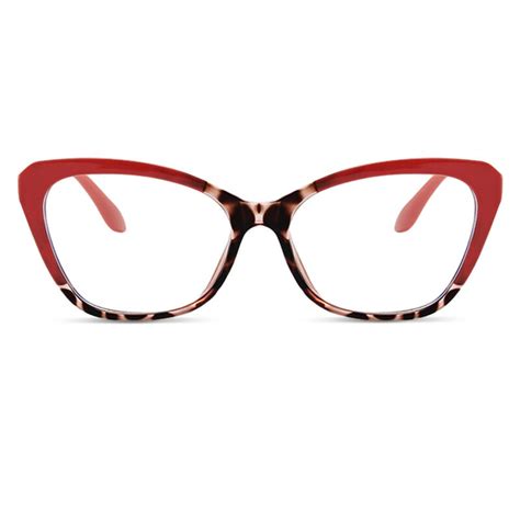 Gladys Cat Eye Leopard Glasses