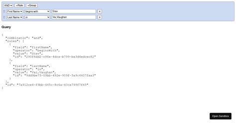 React Querybuilder Dnd Example Codesandbox