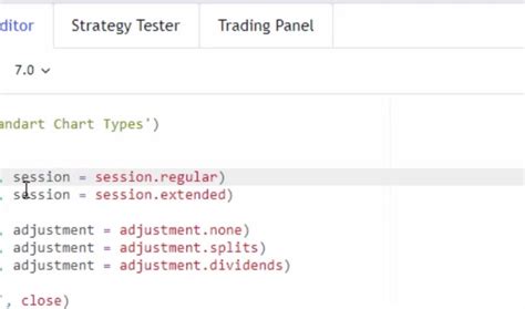 Tradingview Pinescript C Non Standard