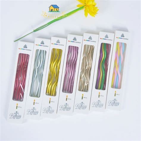 Jual Lilin Spiral Panjang Ulang Tahun Spiral Lilin Keriting Isi