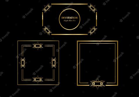 Premium Vector Double Rectangle Frame Template Double Line Frame