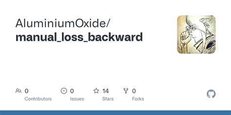 Github Aluminiumoxide Manual Loss Backward