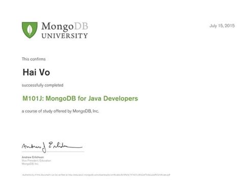 Mongodbx M101x Certificate Edx Ppt Mongodbx M101x Certificate Edx Ppt