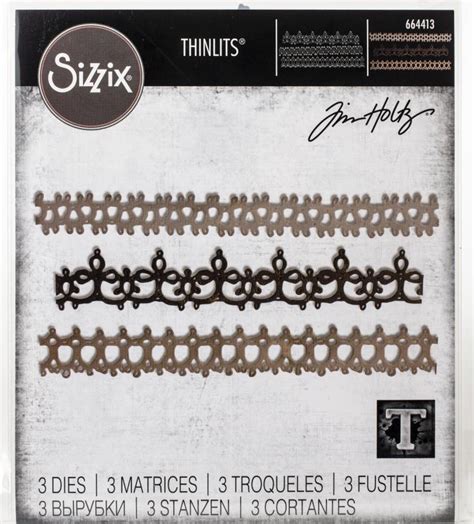 Sizzix Thinlits Die Set By Tim Holtz Crochet 2