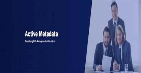 Scikiq Active Metadata The Key To Data Transformation Success