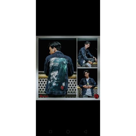 Jual Jaket Jeans Denim Printingjaket Pria Termurahjaket Terbaru 2022