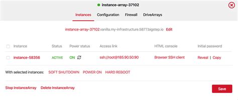 Using The Infrastructure Firewall — Metalcloud Documentation