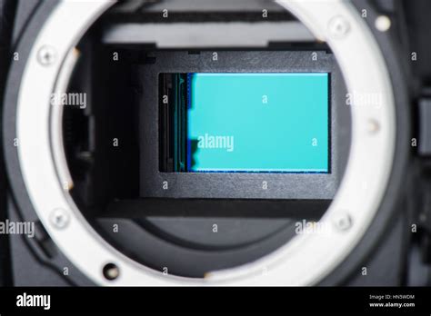 Closeup Clean Camera Sensor CCD Or Cmos Stock Photo Alamy