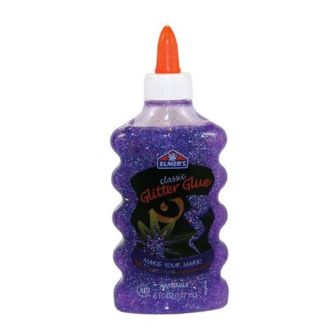 Pegamento Elmers Glitter Morado Comercial La Papa