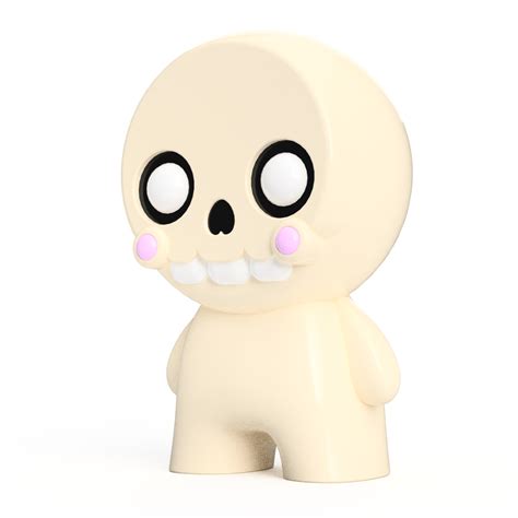 STL Datei 3D Printable Cute Bonehead Skeleton Figur STL Ideal für
