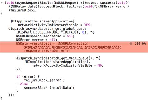 Ios Leaking SendSynchronousRequest Using Blocks ARC Stack Overflow