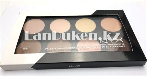 Палетка для контурирования 8 цветов NYX Highlight And Contour Pro Palette