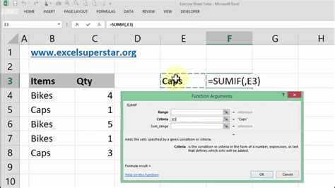 Sumif Formula In Excel Excel Sumif Function Youtube