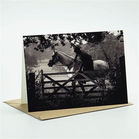 Csp Gate Closing Greeting Card Greenhawk Equestrian Sport