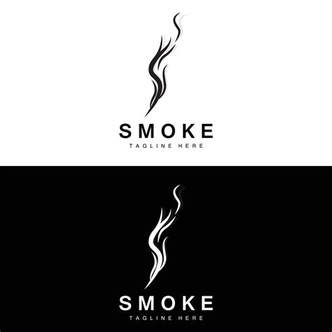 Steam Steam Logo Vector Hot Evaporating Aroma Smell Line Illustration
