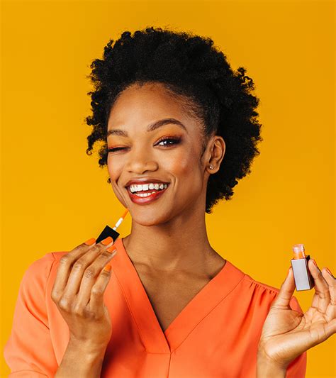 Coral Lip Gloss Dark Skin