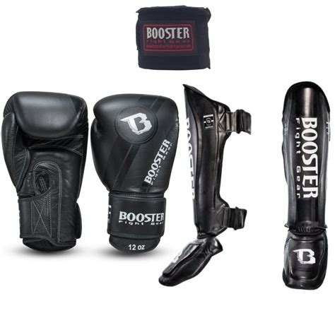 Booster Kickboks Set Black Foil OLB Sports