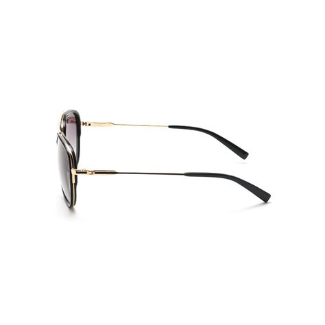 Buy Tommy Hilfiger Grey Aviator Sunglasses Full Rim Black Gold Frame