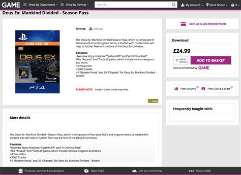 Este Sería El Contenido Del Season Pass De Deus Ex Mankind Divided