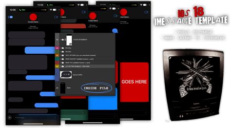 Ios 18 Imessage Template By Sawbonesources On Deviantart Ios 18 Imessage Template By Sawbonesources On Deviantart
