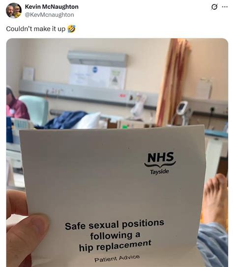 Story Behind Nhs Tayside Sex Positions After Hip Surgery Leaflet