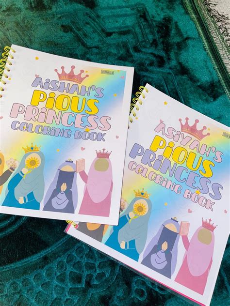 Pious Princess Coloring Book Etsy