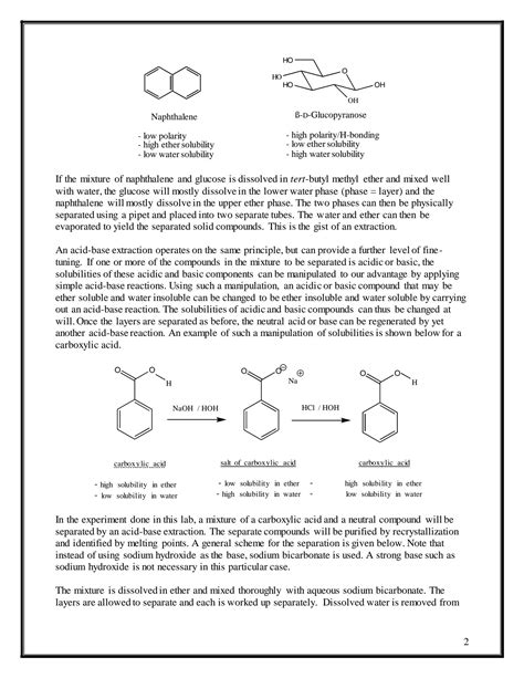 Solution Practical Guide For Acid Base Extraction College Of Science
