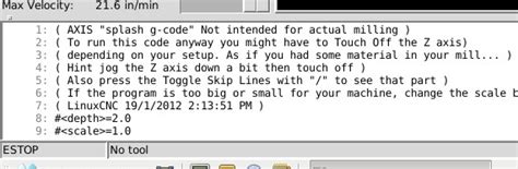 TOOL TABLE SETUP OR POST PROCESSOR LinuxCNC
