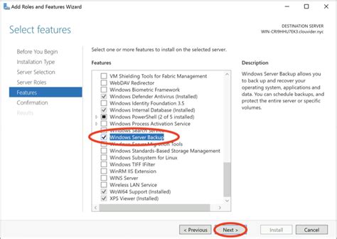 Windows Server Backup Basics Clouvider