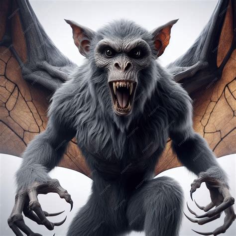 Premium Photo Mythological Ahool Terrifying Giant Bat