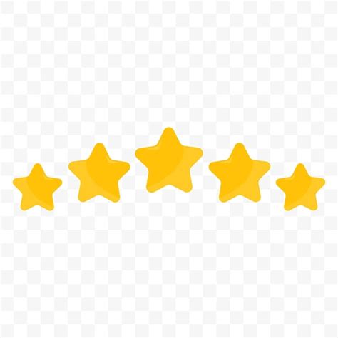 Premium Vector Vector Five Stars Customer Product Rating Review