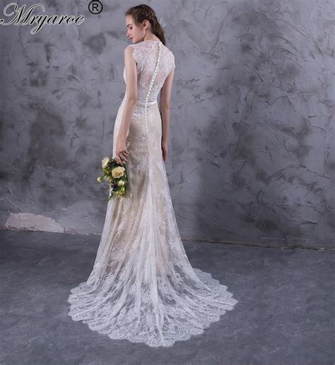 Lace Wedding Dresses Low Back