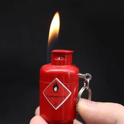 Зажигалка металлическая Funny Gas Cylinder | AliExpress
