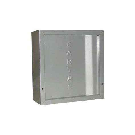 Caixa de Correio Cartas para Grade e Portão Vertical em Aço 21x9