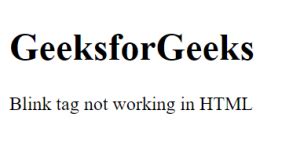 HTML Tag GeeksforGeeks