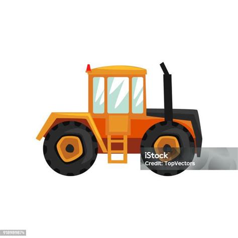 Peralatan Pertanian Industri Pertanian Traktor Ilustrasi Vektor Mesin