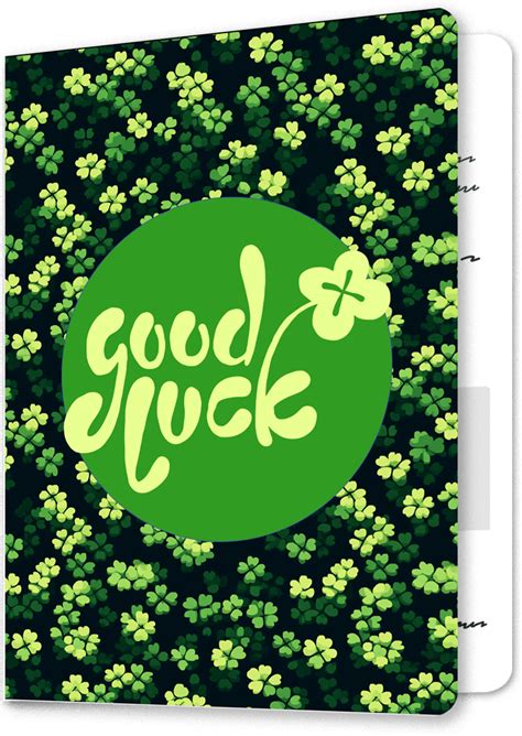 Shining Star Good Luck Card