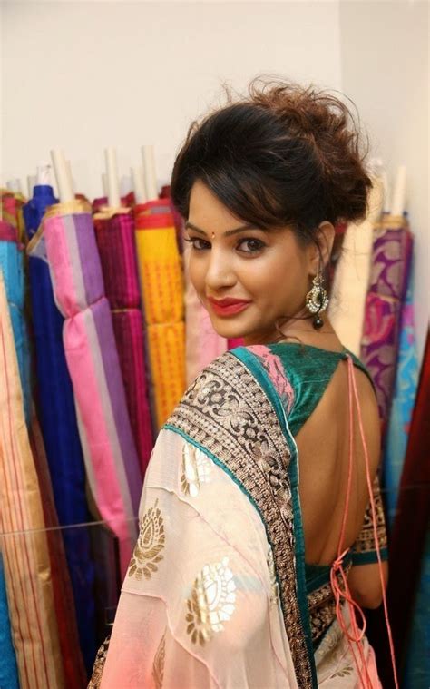 DESI ACTRESS PICTURES Diksha Panth Latest Photos In Saree At Nakshatra