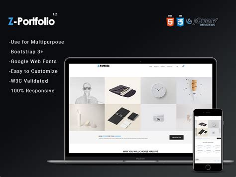 Z Portfolio Html5 Portfolio Theme Zilla Themes